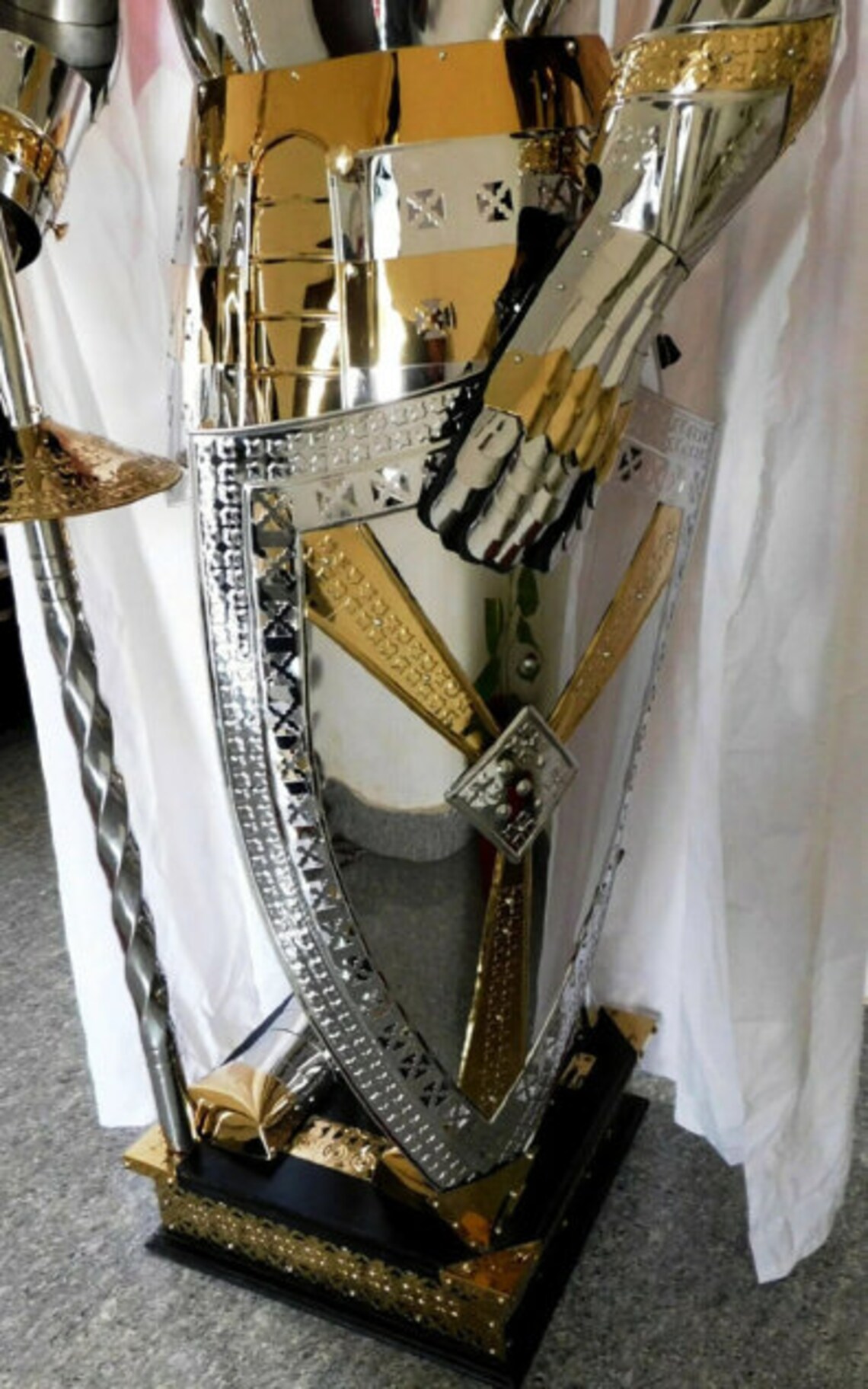 Medieval Templar Full Suit of Armor Battle Warrior Full Body - Etsy