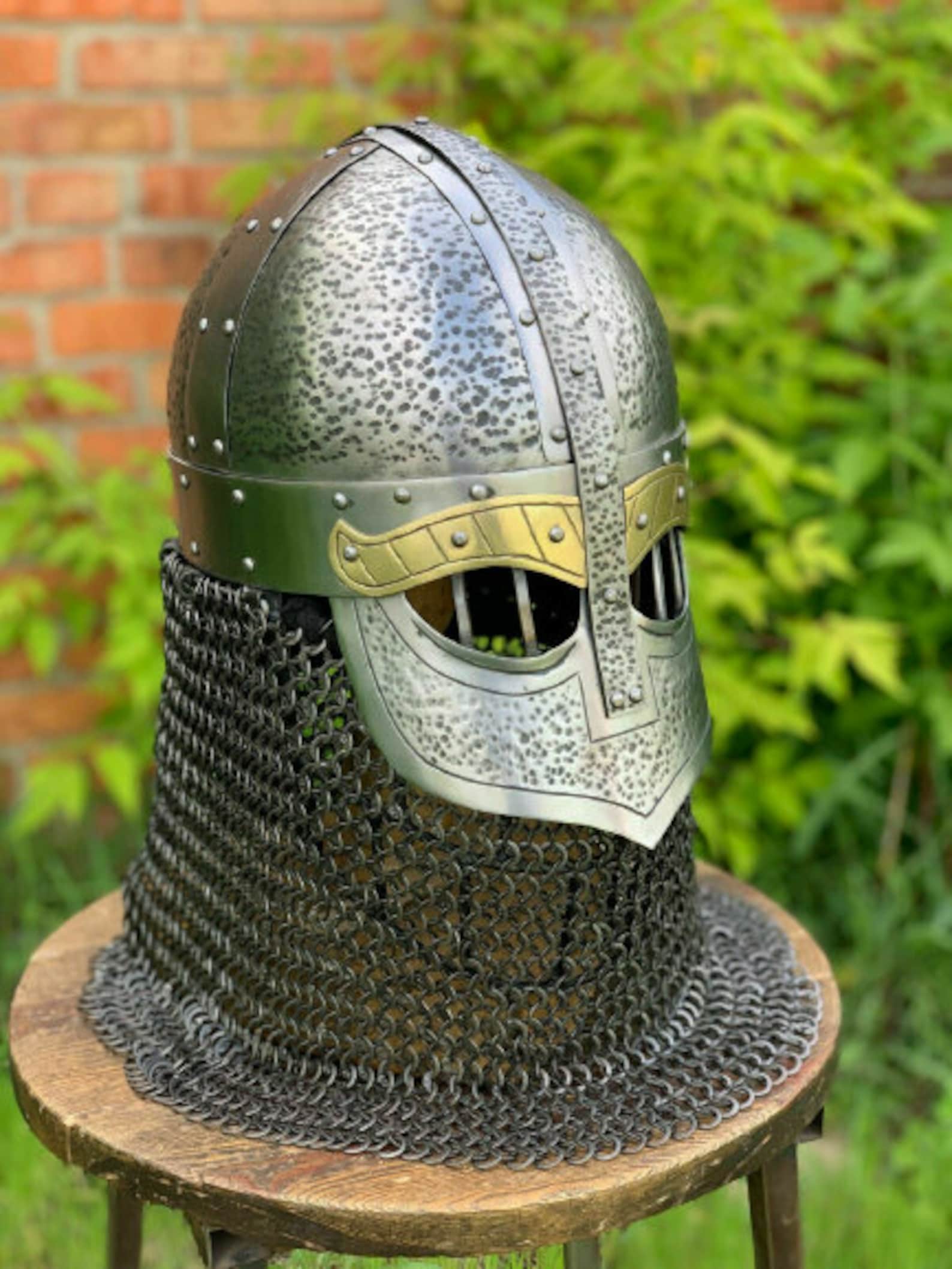 Medieval Viking Chainmail Helmet SCA LARP Chainmail Armour - Etsy