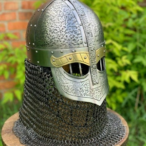 Medieval Viking Chainmail Helmet SCA LARP Chainmail Armour - Etsy