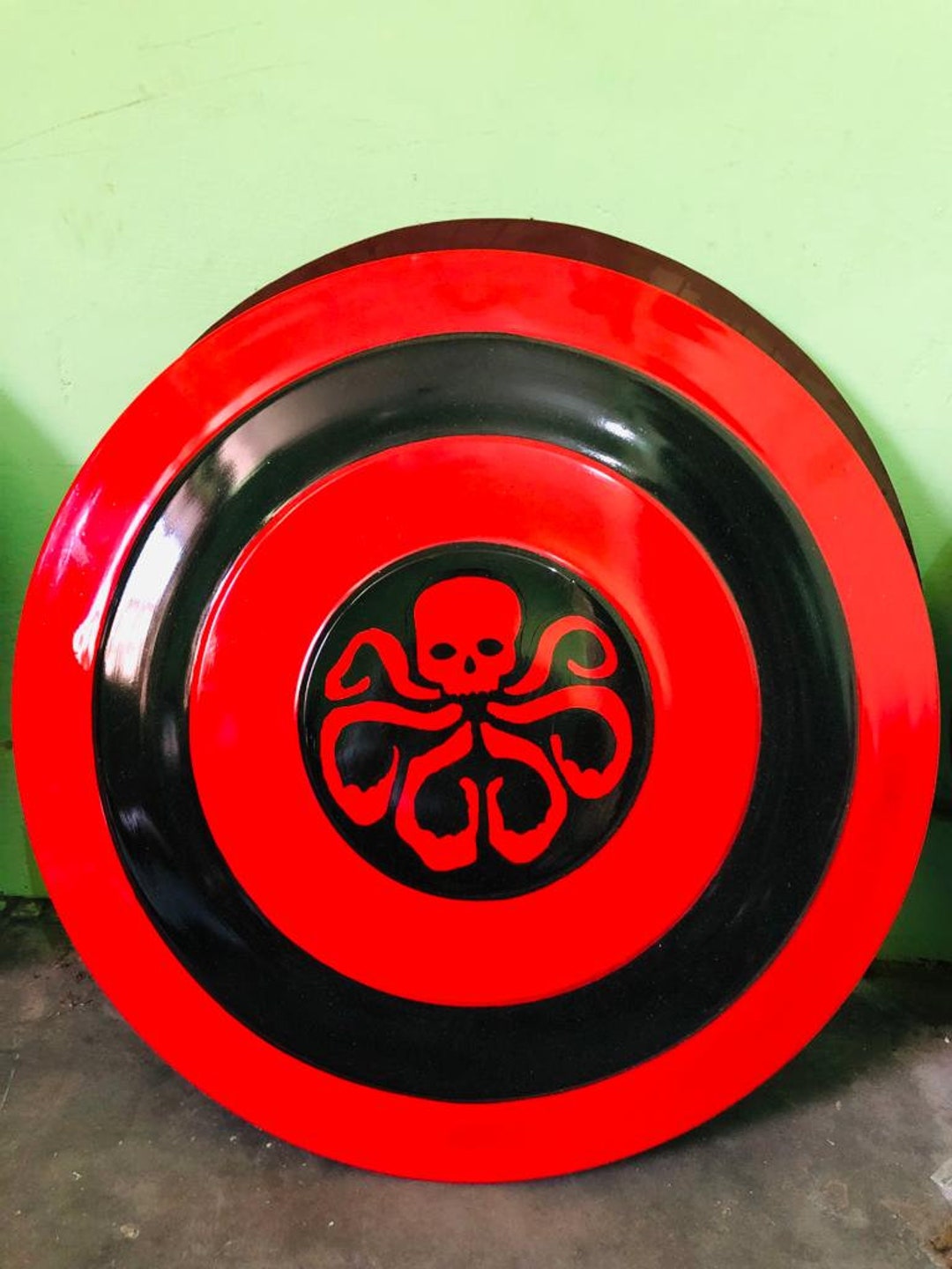 Hydra Octopus Shield: Metal Prop Replica - Avengers Home Decor - Etsy
