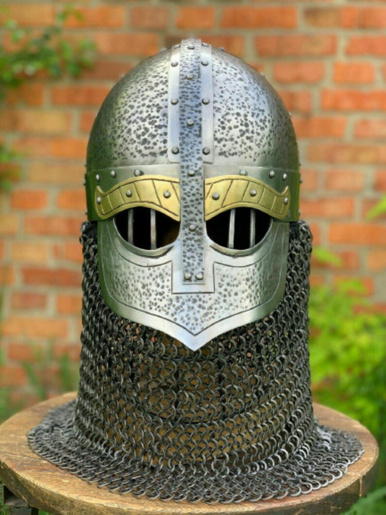 Medieval Viking Chainmail Helmet SCA LARP Chainmail Armour - Etsy