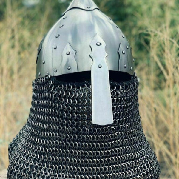 Chainmail Helmet - Etsy