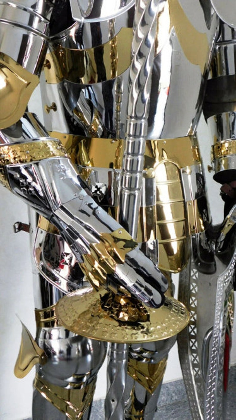 Medieval Templar Full Suit of Armor Battle Warrior Full Body - Etsy