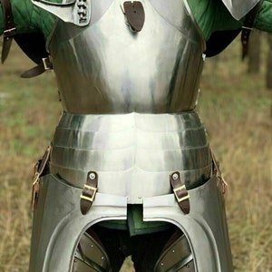 Medieval Gothic Knight Body Armor Suit Larp Crusader Wearable Knight ...