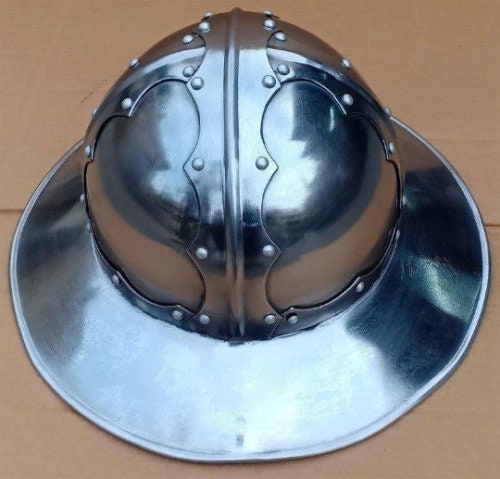 Kettle Hat Armor Helmet Medieval Knight Crusader Steel Armour - Etsy