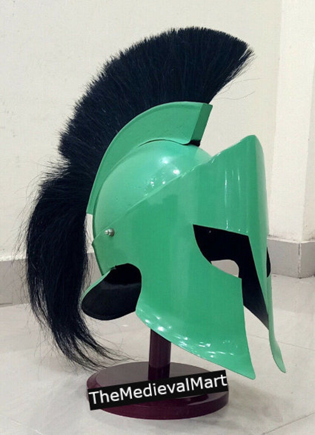 Medieval Roman Knight Centurion Armor Helmet Viking 300 Costume Helmet ...