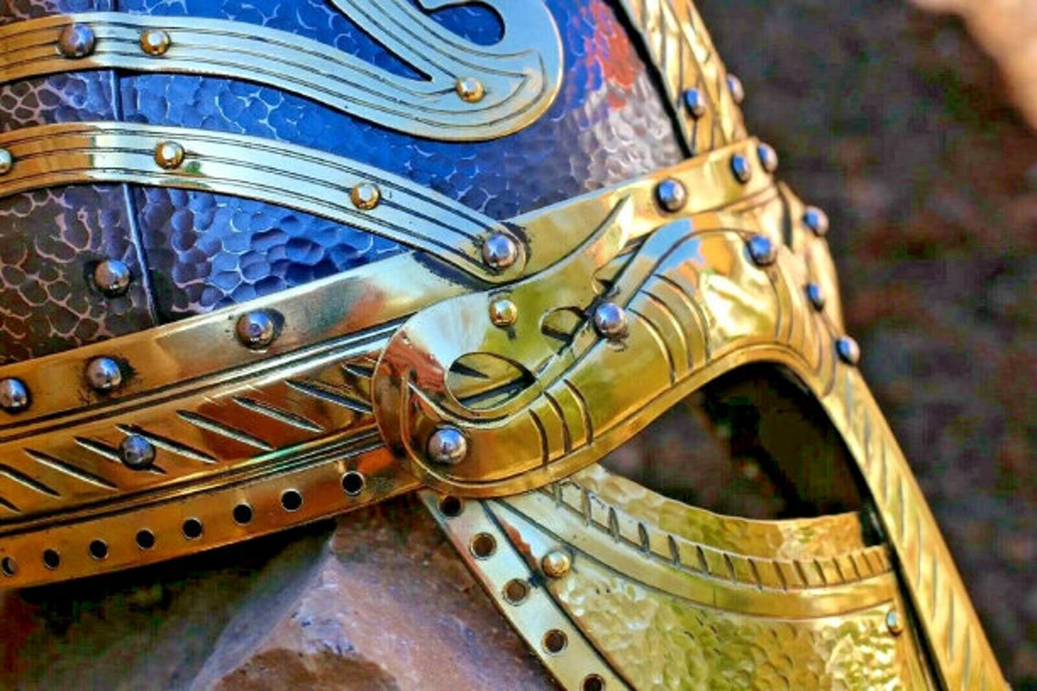 Medieval Viking Helmet Battle Warrior Steel Armour Helmet Sca - Etsy
