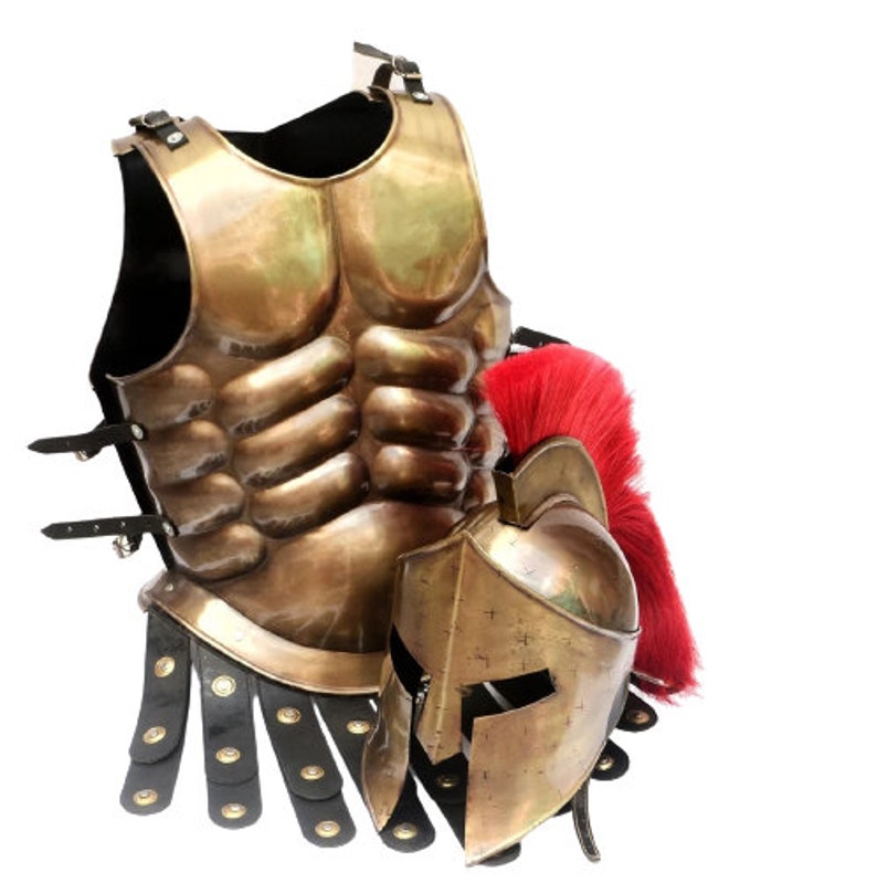 300 Movie Spartan Costume Spartan Body Armour Chest Plate & - Etsy