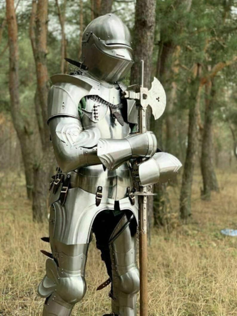 Medieval Gothic Knight Body Armor Suit Larp Crusader Wearable - Etsy