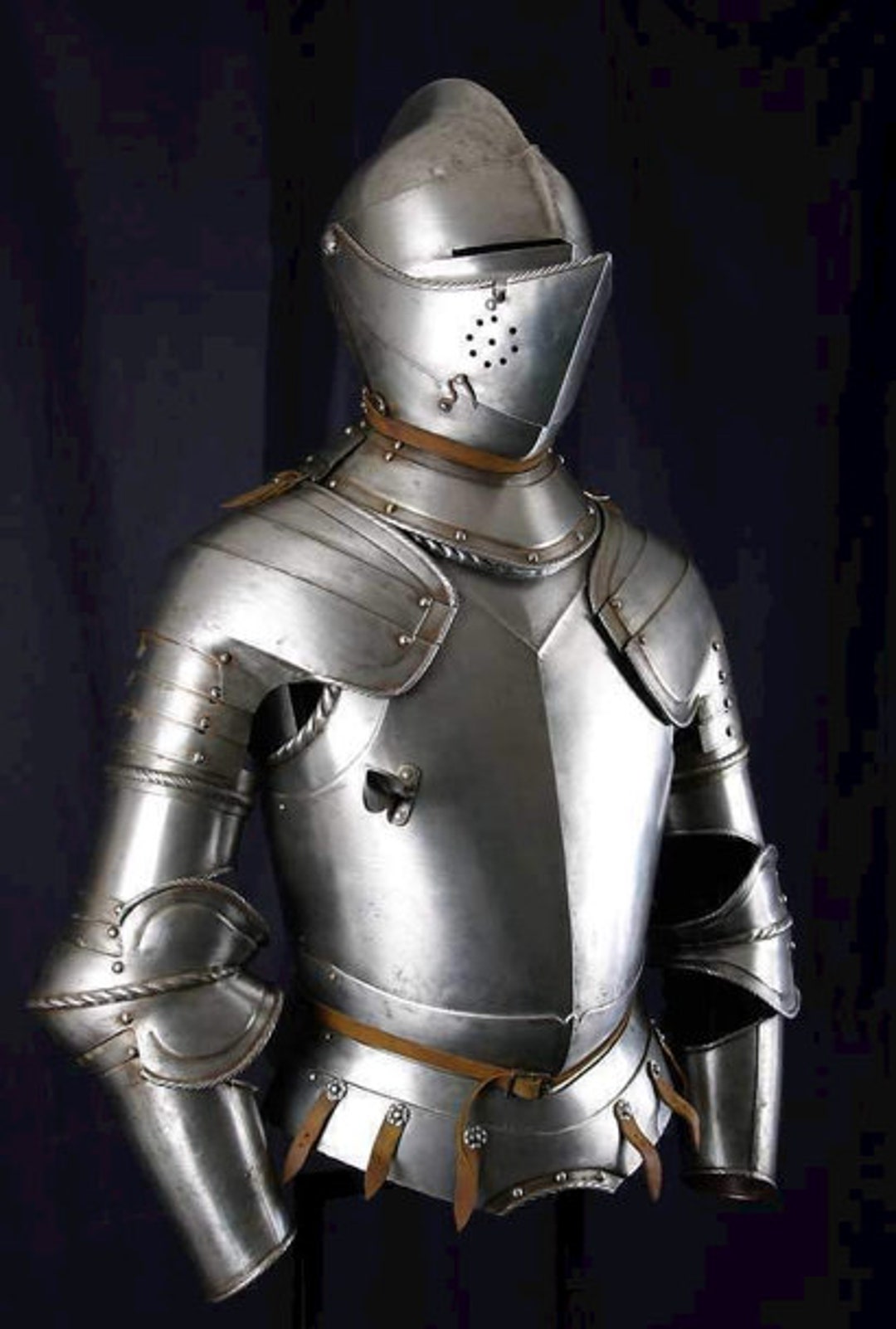 Medieval Plate Armor Knight Suit Battle Ready Steel Full Suit of Armour ...