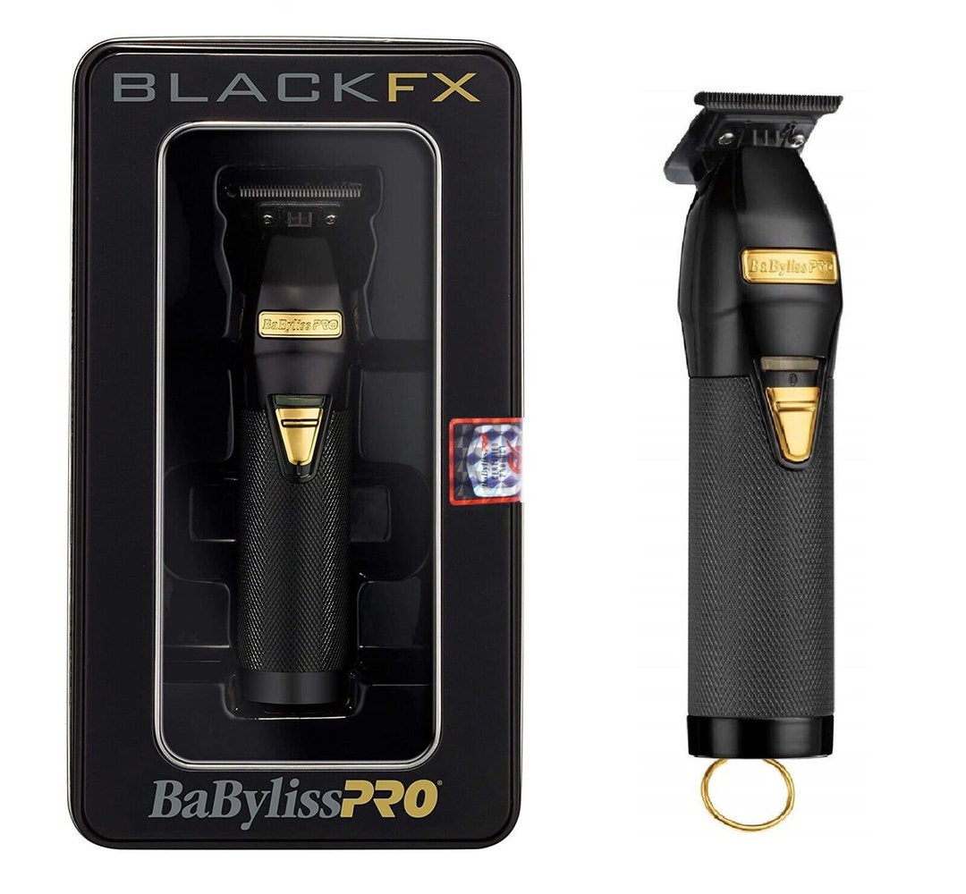Babyliss PRO Black Gold Skeleton Metal T-blade Cordless Hair Trimmer ...