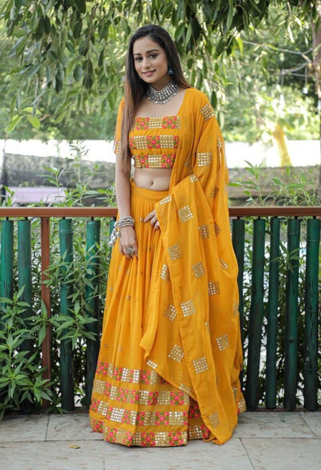 Classic Yellow Lehengas for Wedding & Haldi by Aarshi Fashions - Etsy