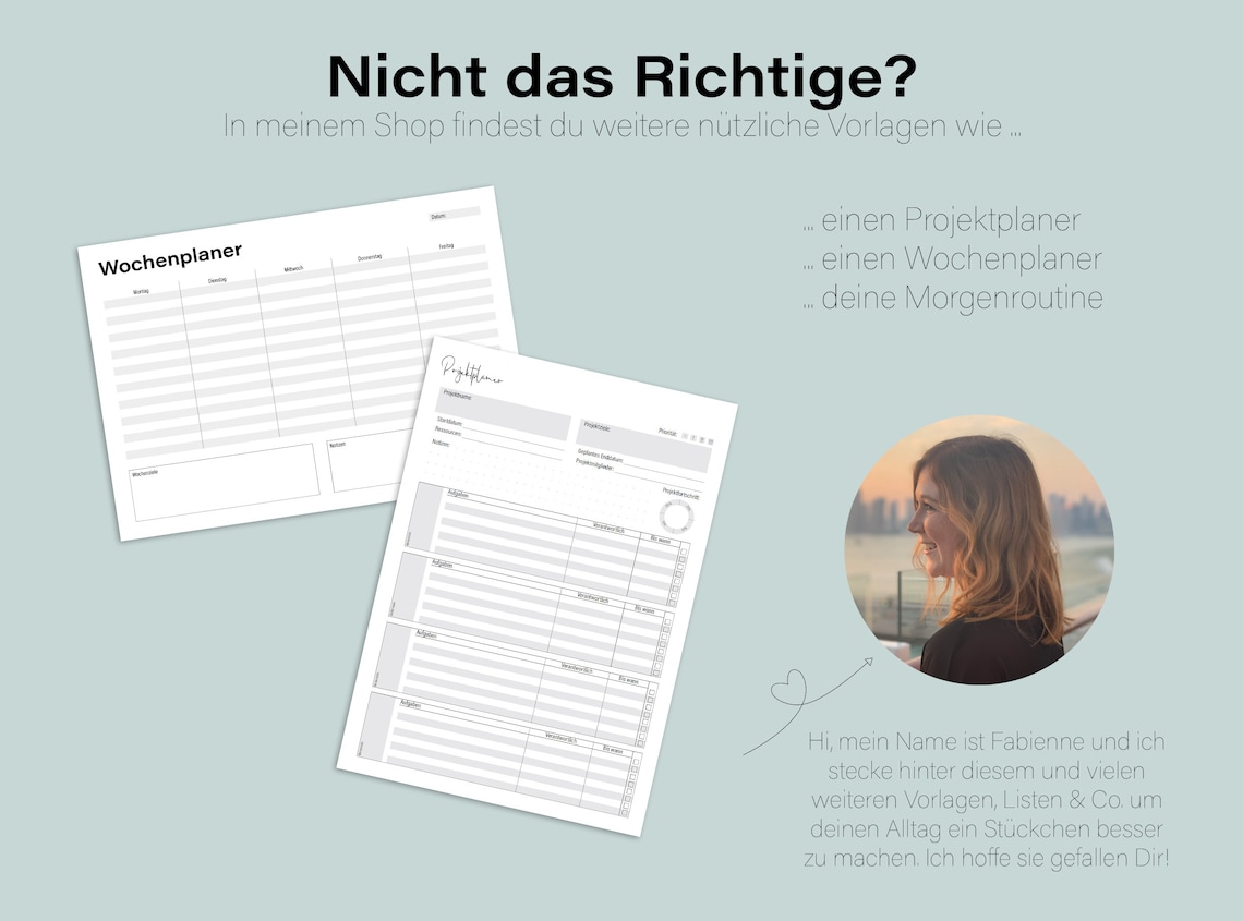 Jour Fixe Vorlagen Sofortiger Download Ausdrucken Oder - Etsy