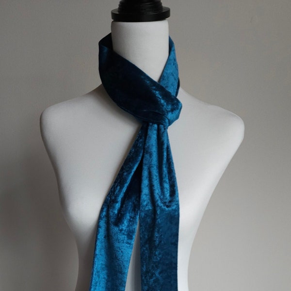 Teal Blue Scarf - Etsy