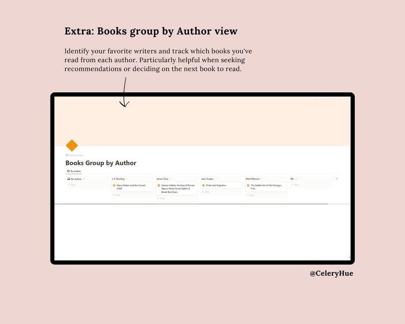 Notion Book Tracker Template | Notion Reading Journal | Notion Reading ...