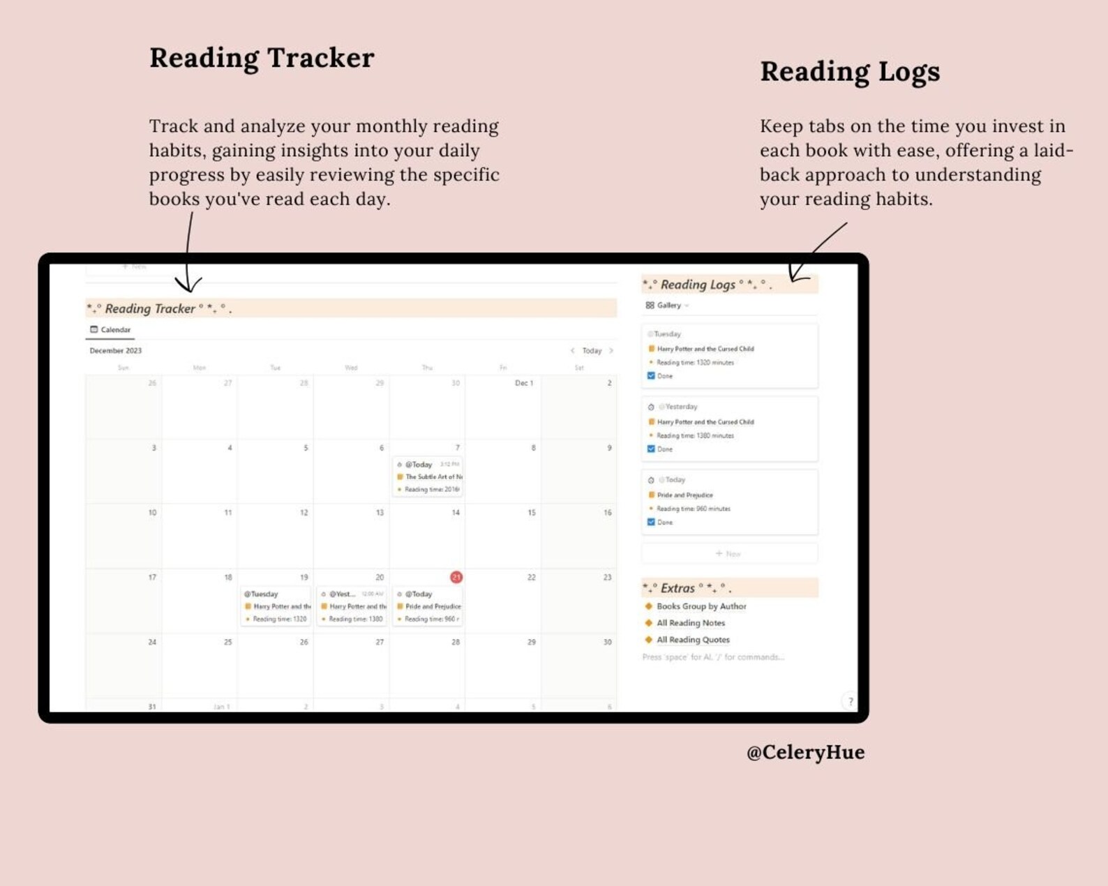 Notion Book Tracker Template | Notion Reading Journal | Notion Reading Tracker | Notion Template ...