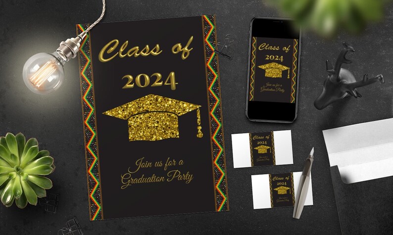 Habesha/ Ethiopian Graduation Digital Invitation | Printable, Editable ...