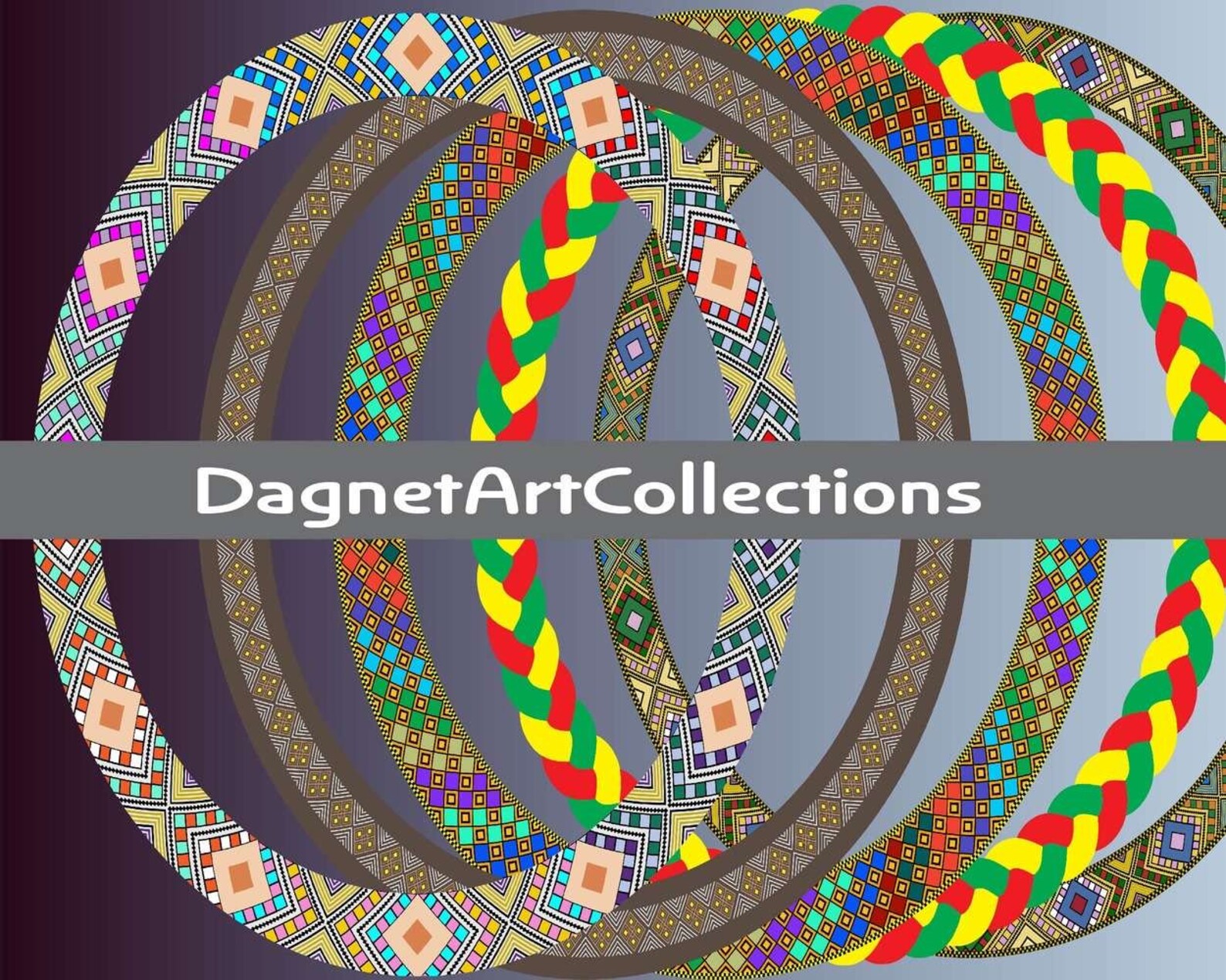 Habesha | Ethiopian Tilet Frames Mega Bundle - Etsy