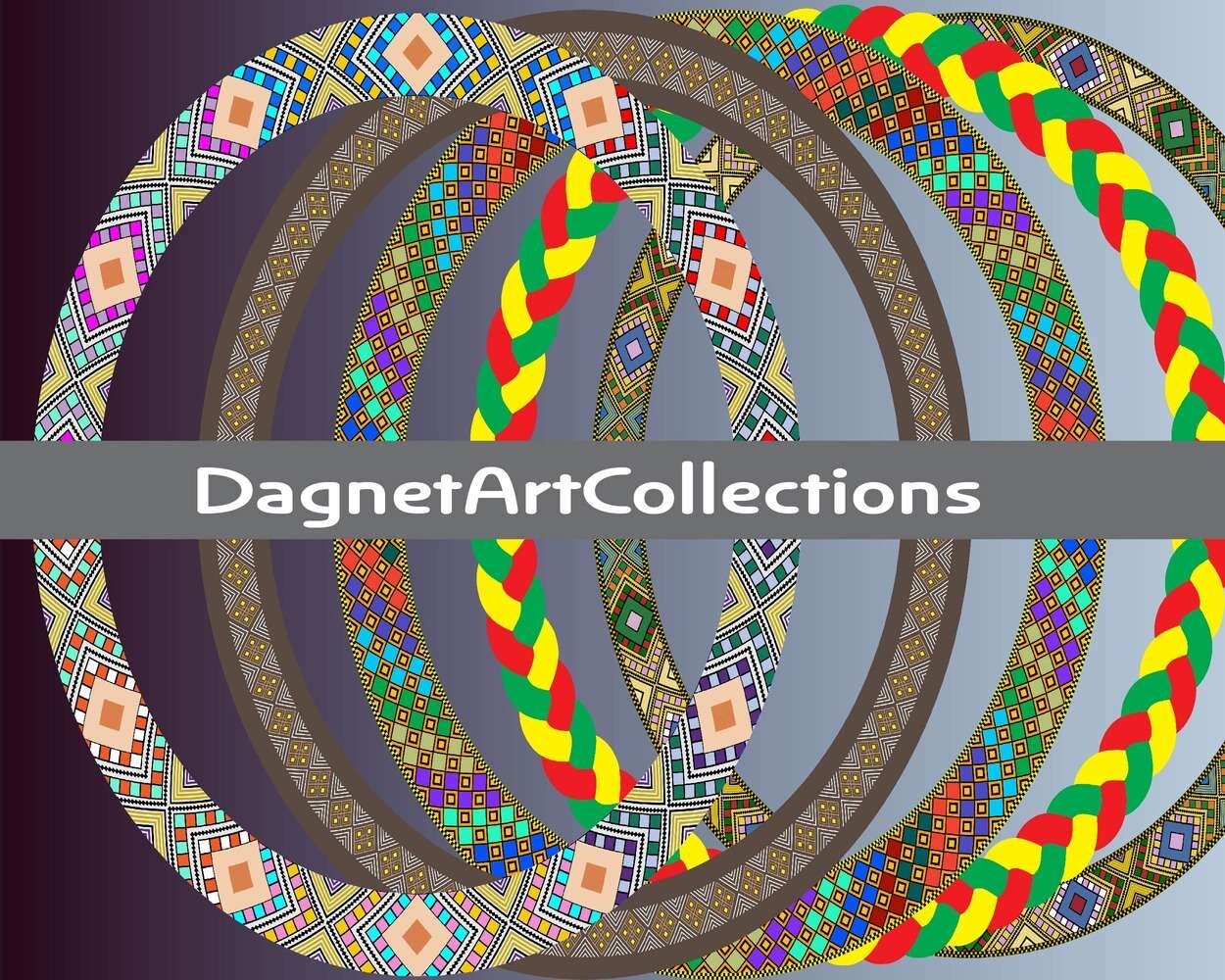 Habesha | Ethiopian Tilet Frames Mega Bundle - Etsy