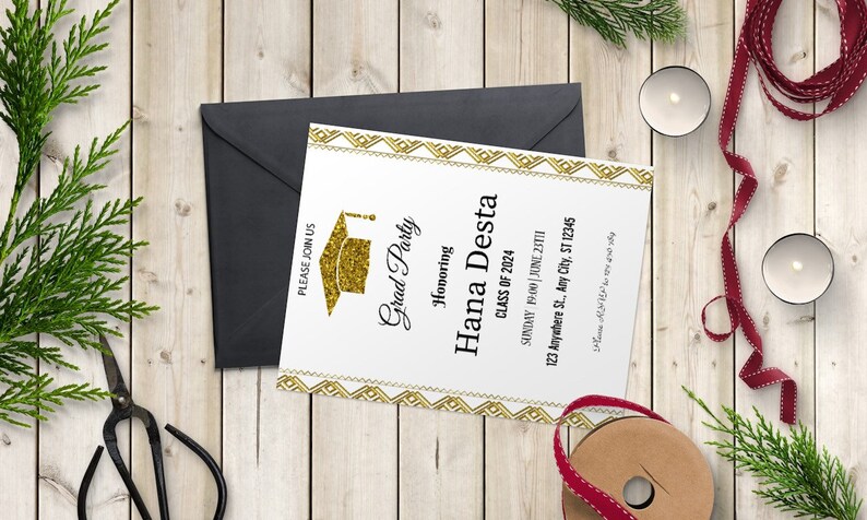 Habesha/ Ethiopian Graduation Digital Invitation | Printable, Editable ...