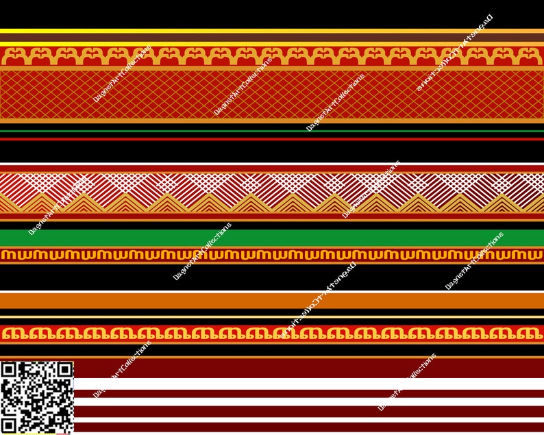 African Digital Paper | Juneteenth Backgrounds | Kwanzaa Pattern ...