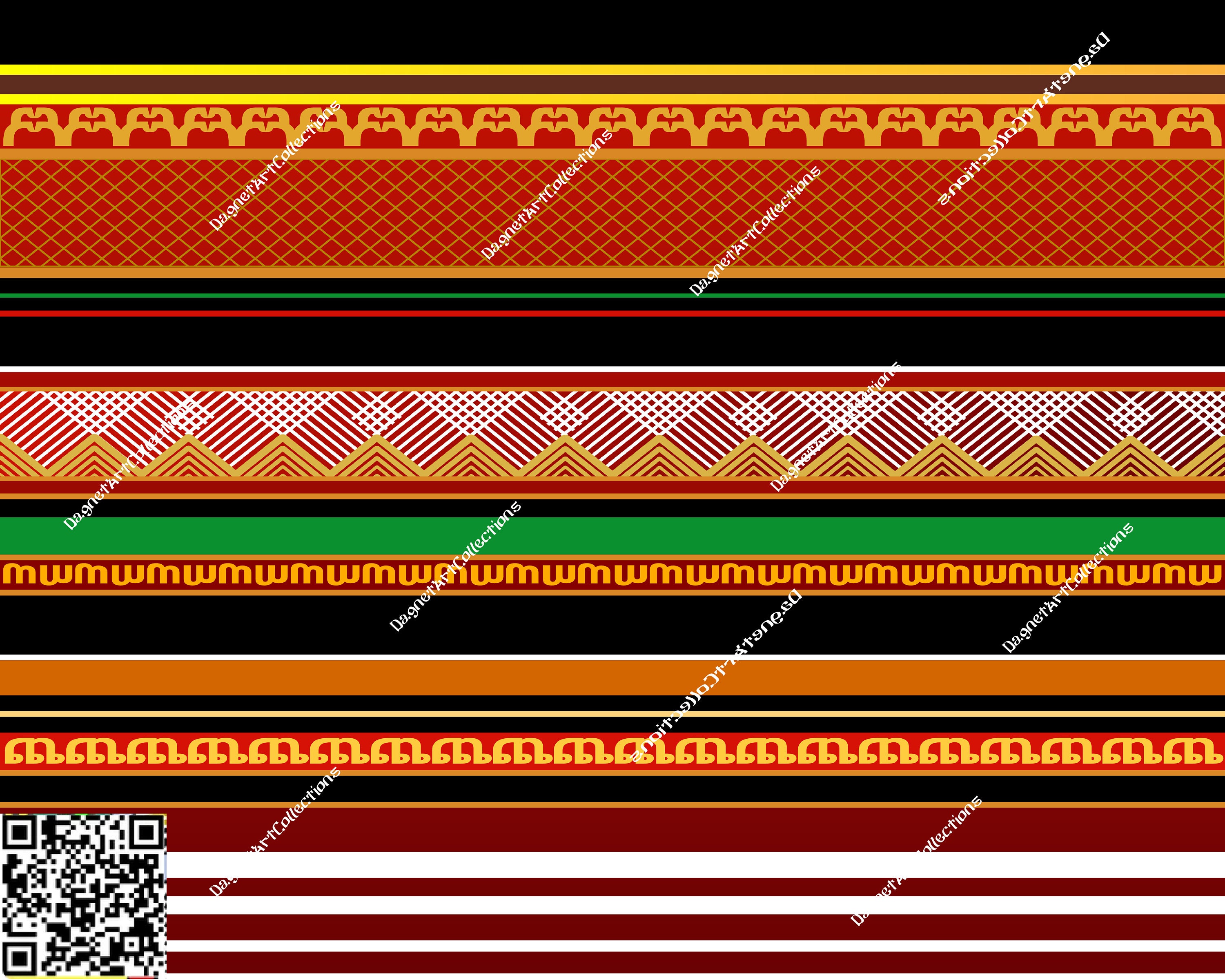 African Digital Paper | Juneteenth Backgrounds | Kwanzaa Pattern ...