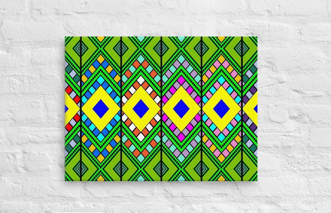 Ethiopian Tilet Design Canvas - Etsy