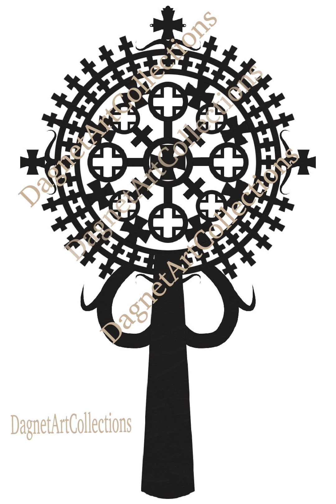 Ethiopian/eritrean Orthodox Cross, Digital Download, Instant Download ...