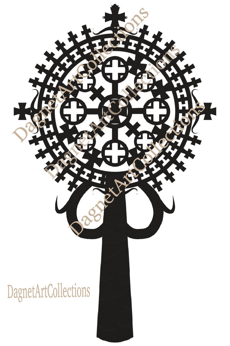Ethiopian/eritrean Orthodox Cross, Digital Download, Instant Download ...