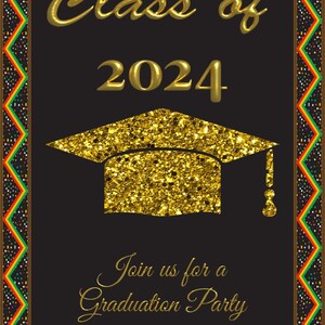 Habesha/ Ethiopian Graduation Digital Invitation | Printable, Editable ...