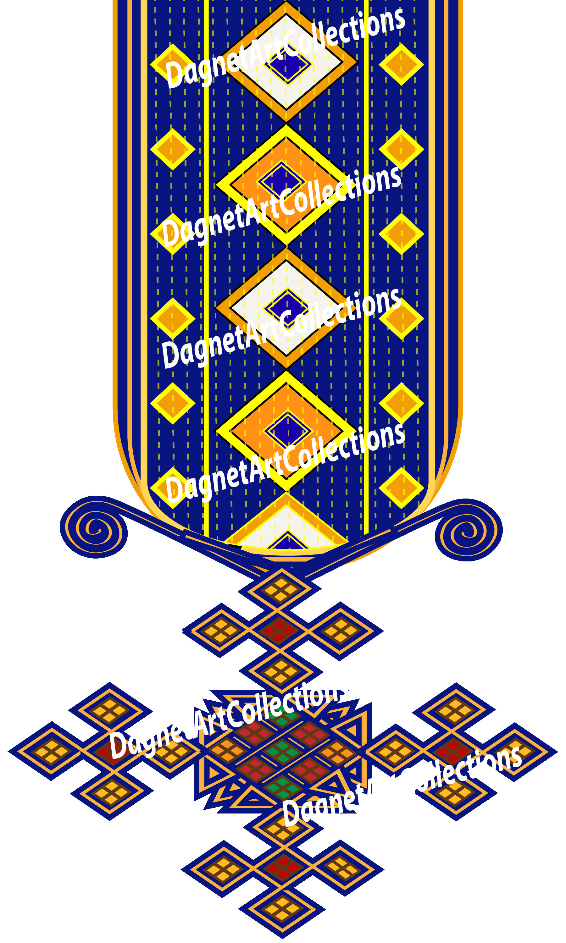 Ethiopian Tilet Pattern የኢትዮጵያ ጥለት ጥልፍ Eritrean Pattern African