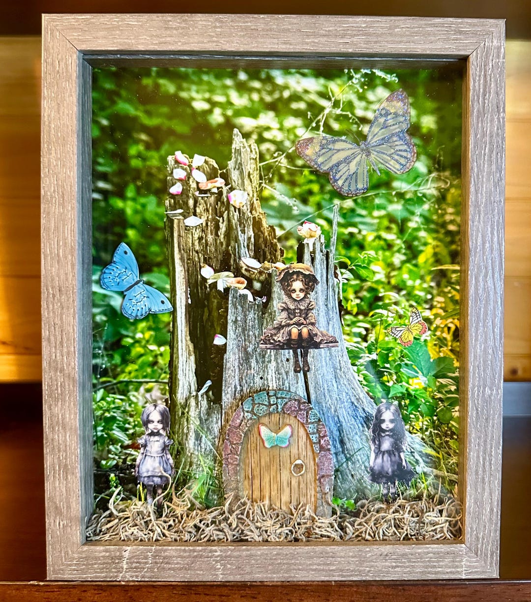 Mushroom Village Kids Shadow Box - Etsy