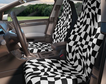 Checkered Car Seat Covers - Etsy