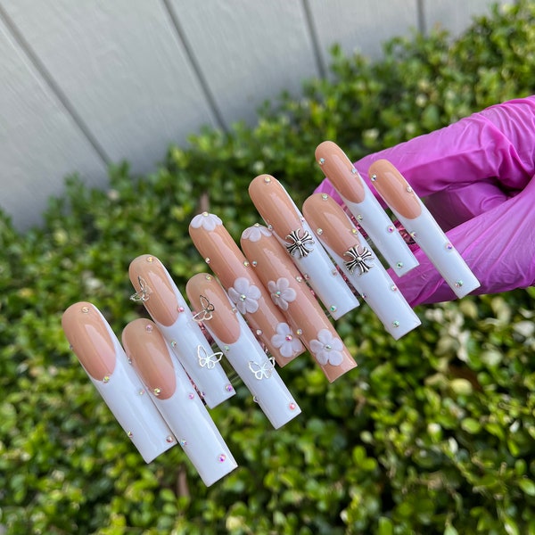 Acrylic Press on Nails Charms - Etsy