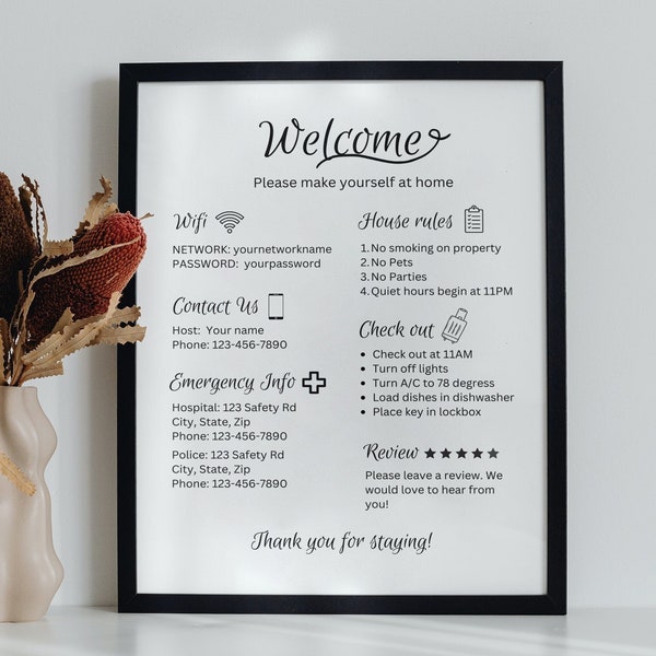 Vacation Rental Sign - Etsy