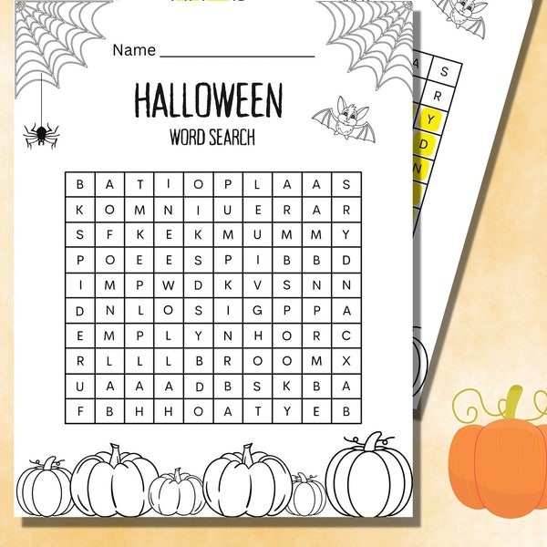 Halloween Word Search Game Halloween Printable Games Halloween Games ...
