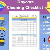 In Home Daycare Daily Schedule Template, Toddler Schedule Template ...
