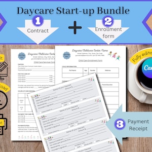 Daycare Forms Bundle, Printable Forms for Daycare, Childcare Forms ...