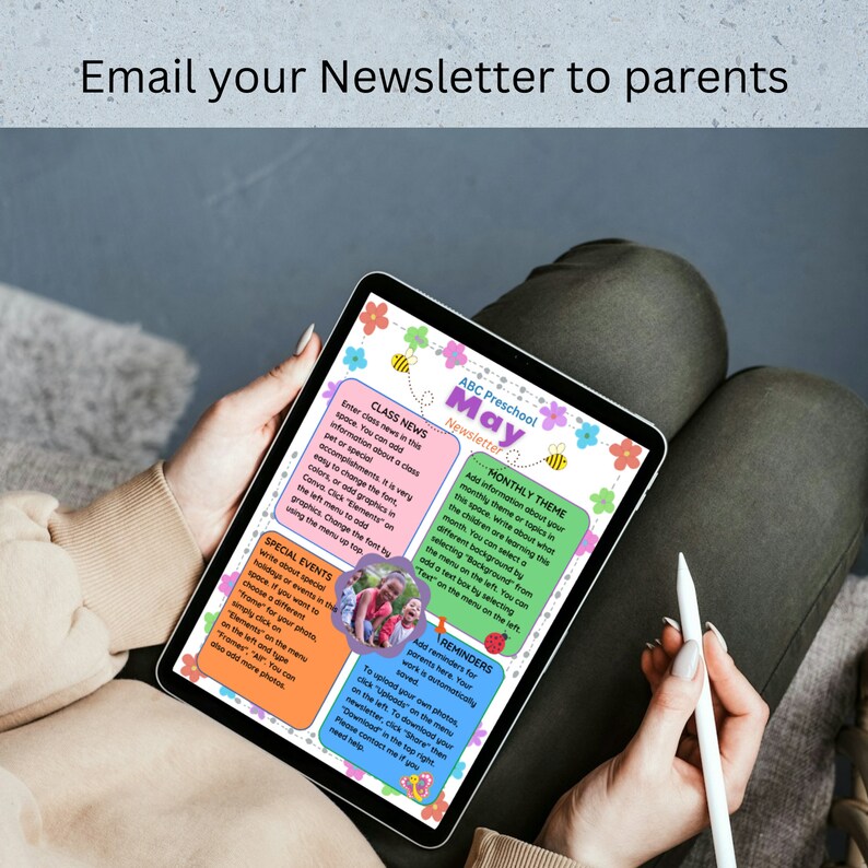 Editable May Classroom Newsletter Template: Teacher Communication ...