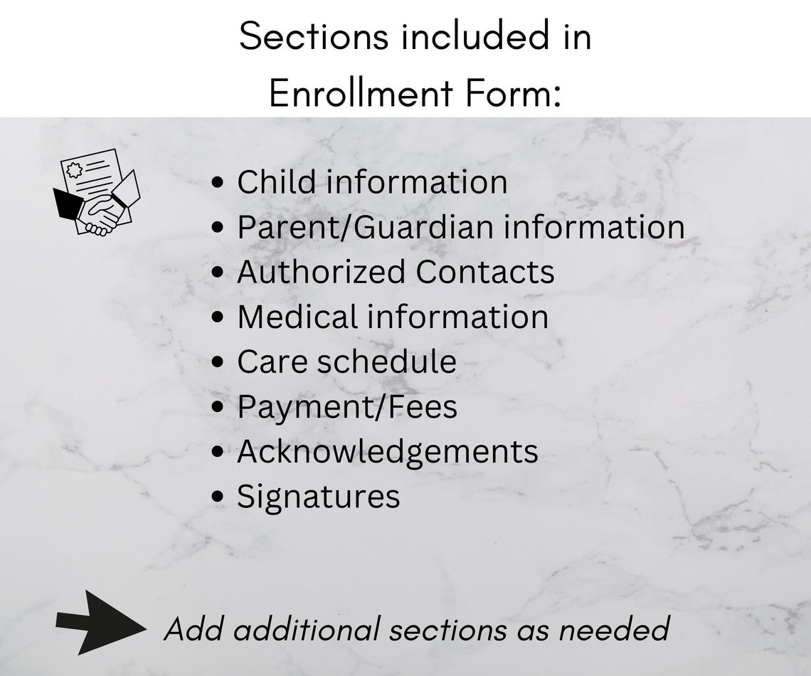 Daycare Forms Bundle, Printable Forms for Daycare, Childcare Forms ...