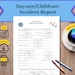 Daycare Incident Report, Incident Report, Boo Boo Report, Accident ...