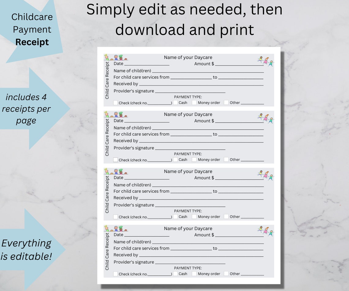 Daycare Forms Bundle, Printable Forms for Daycare, Childcare Forms ...