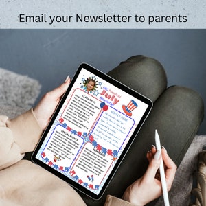 Classroom Newsletter Template, Monthly Newsletter, Teacher Newsletter ...