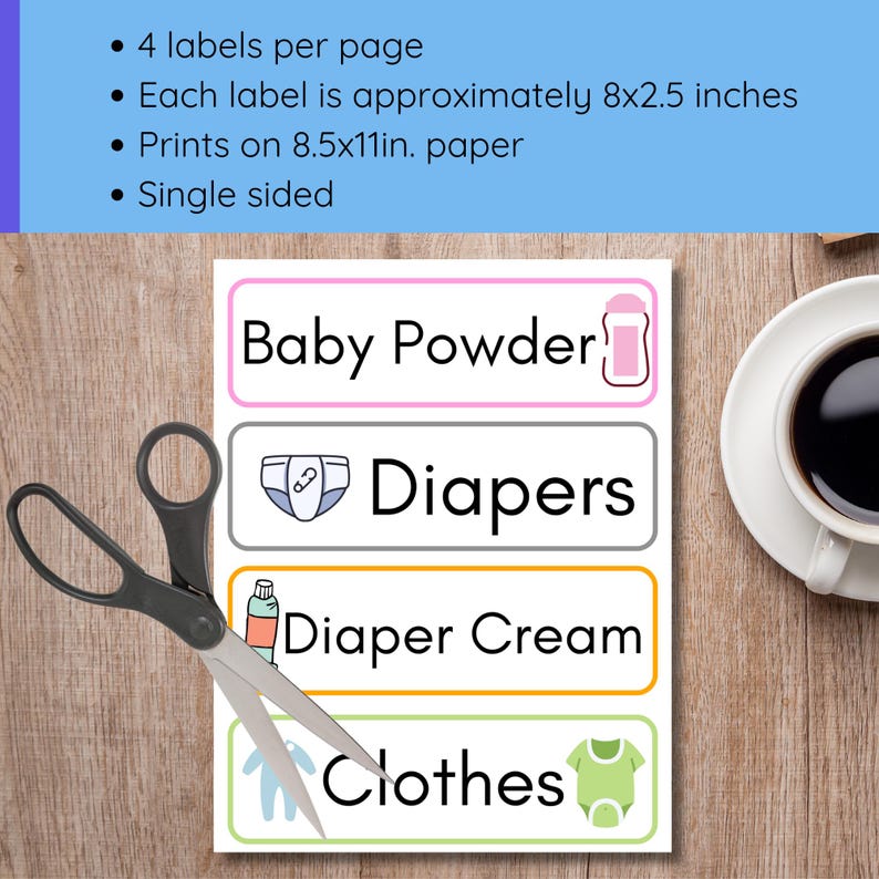 Editable Classroom Supply Labels: Daycare & Homeschool Organization ...