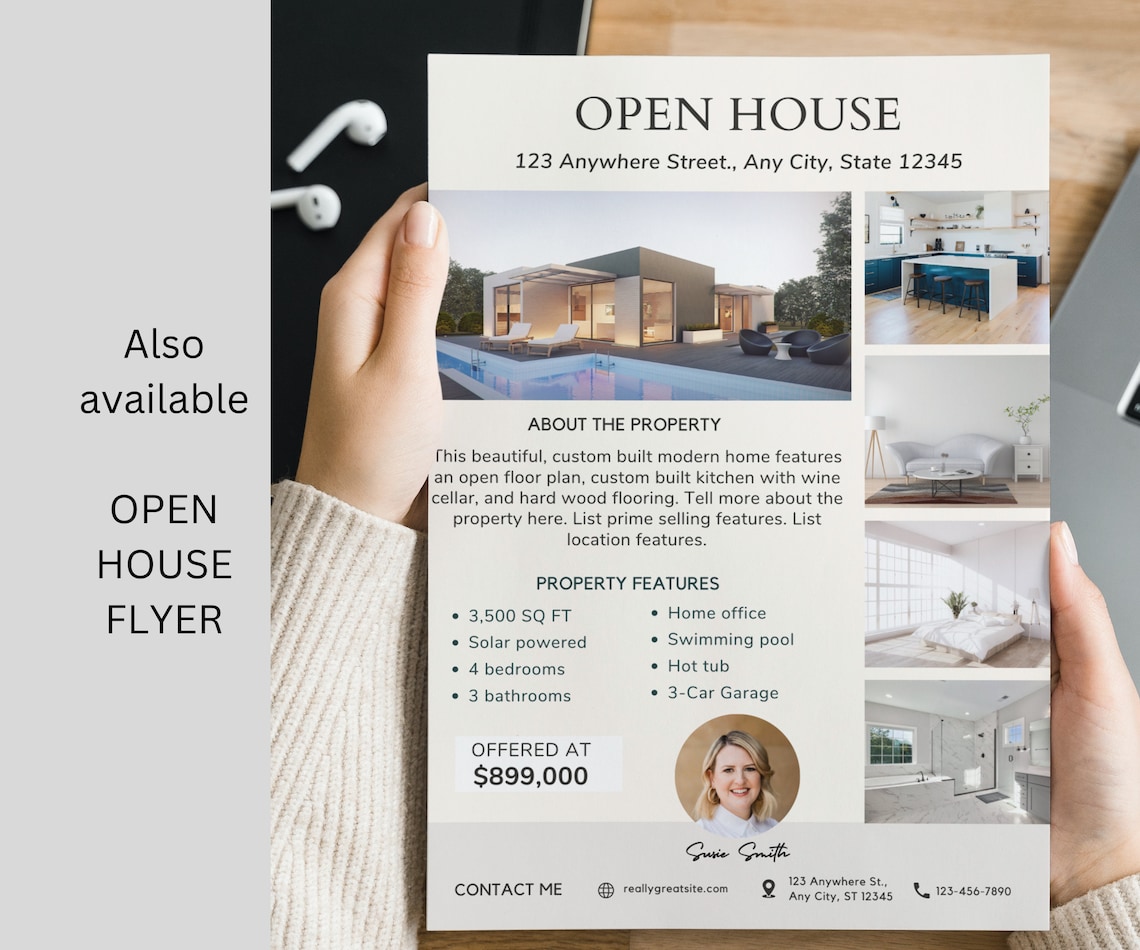 Editable Open House Sign-in Sheets Real Estate Printable Real Estate ...