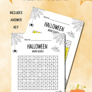 Halloween Word Search Game Halloween Printable Games Halloween Games ...