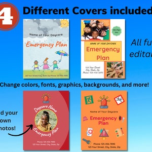 Daycare Emergency Plan, Childcare Emergency Plan, Daycare Forms ...