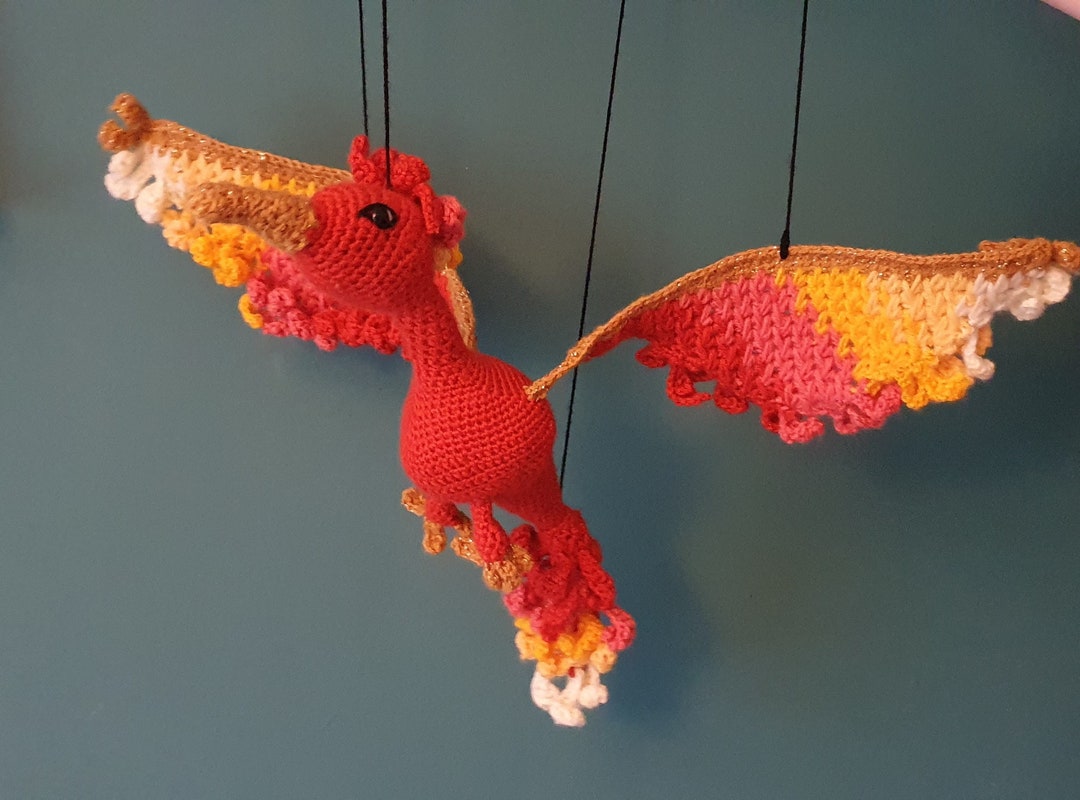 Phoebe the Phoenix Crochet Pattern US Standard - Etsy