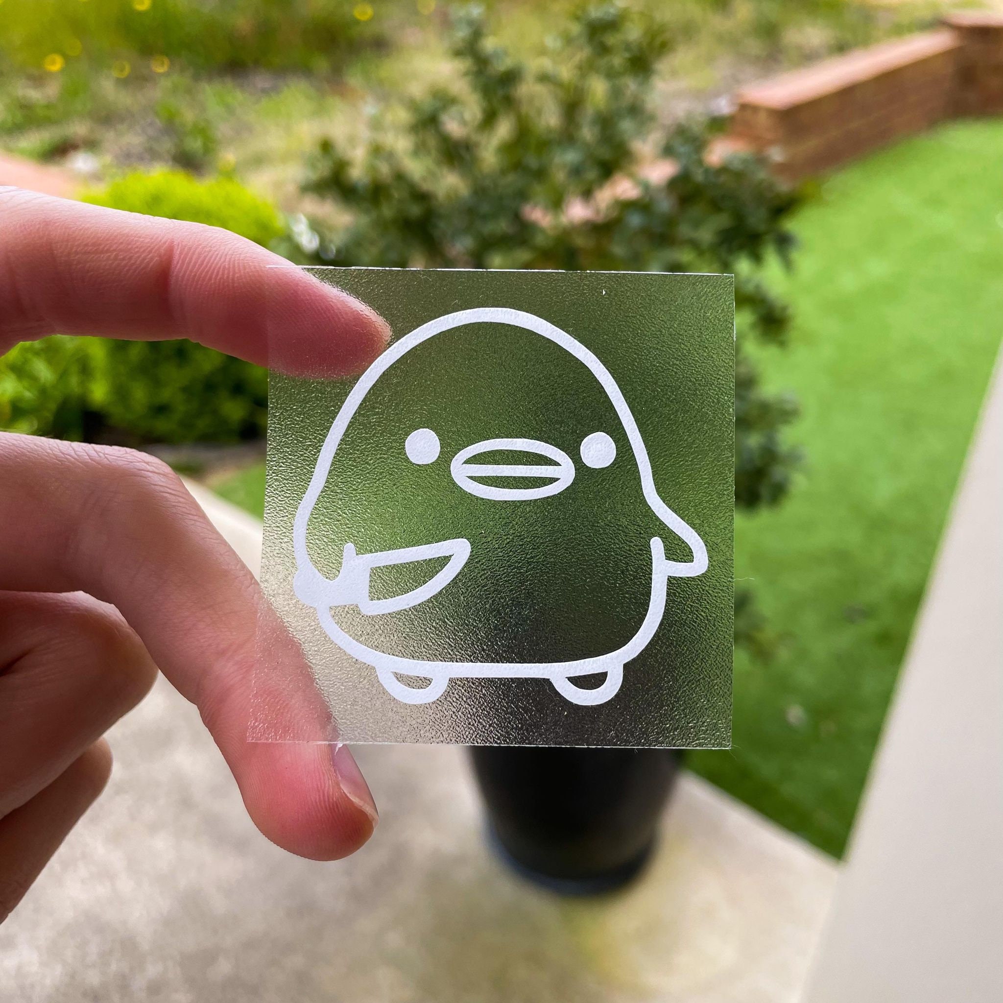 Duck Vinyl Sticker Car Accessory Cute Car Decals Laptop - Etsy Australia