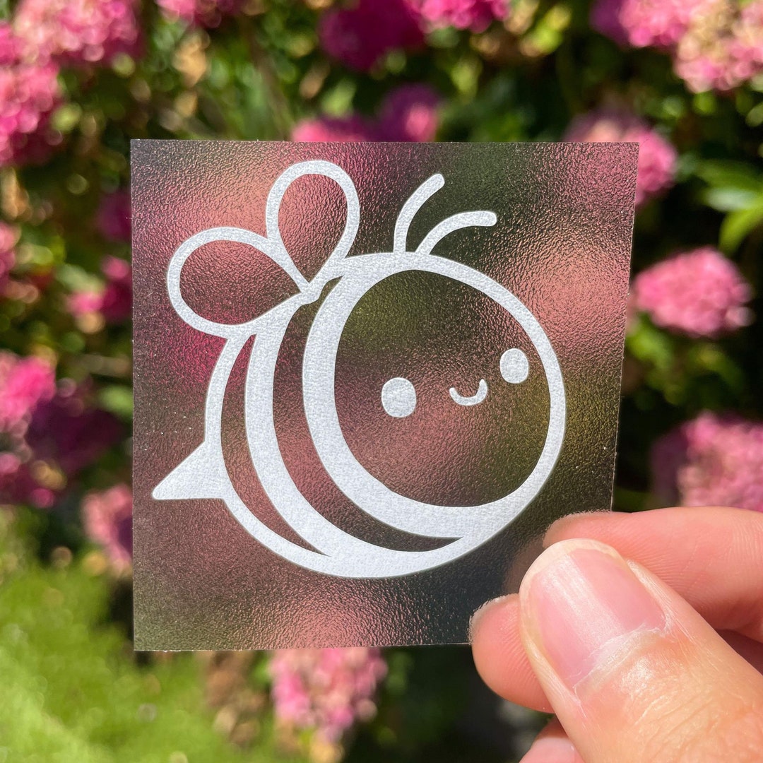 Bee Vinyl Sticker | Car Accessory | Car Sticker | Funny Aesthetic Cute ...